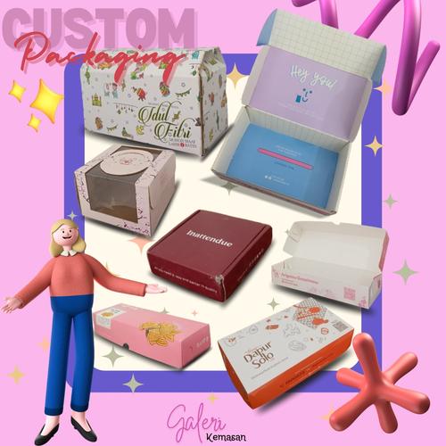 Jual Custom Packaging Makanan Kardus Kemasan Box Custom - Jakarta Barat ...