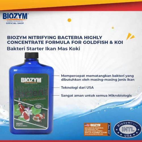 Jual Biozym Nitrifying Bacteria Highly Concentrate Formula for Goldfish ...