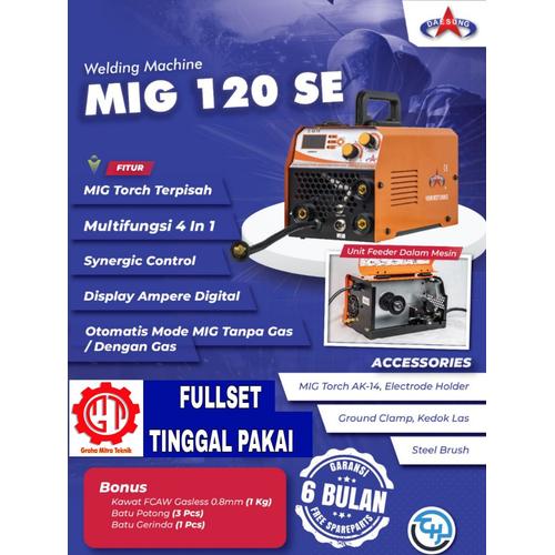 Jual DAESUNG MIG 120SE 4 IN 1 Mesin Las Daesung MIG 120SE Travo Las ...