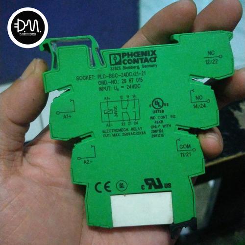 Jual Phoenix Contact Relay Socket - PLC-BSC- 24DC/21-21 - 2967015 ...