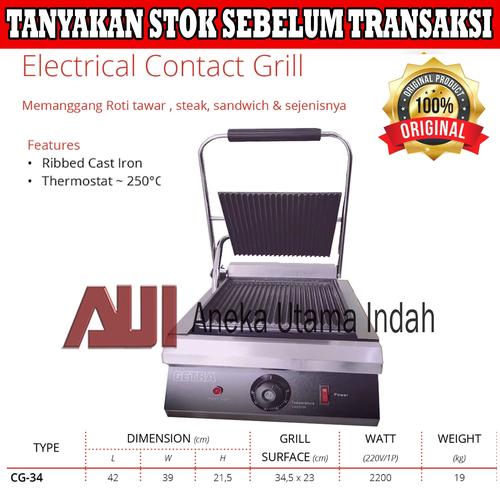 Jual Getra Griddler Grill Panini Press Griller CG-34 - Jakarta Timur ...