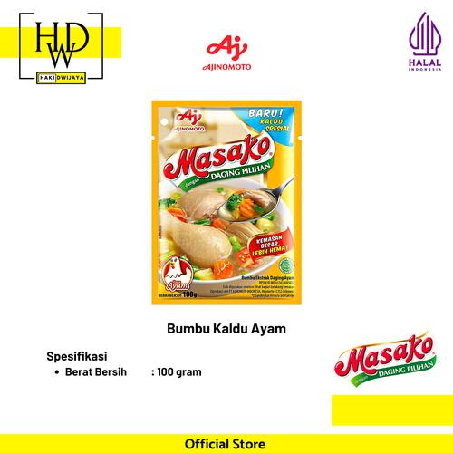 Jual [100 gr] Masako Bumbu Penyedap Rasa Ayam Bubuk Kemasan Sachet ...