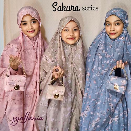 Promo Mukena Traveling Mini Dewasa 2 in 1 Lasercut Parasut Motif Bunga ...