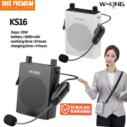 Promo Wking Speaker Pinggang Tour Guide Mic Karaoke KS16 Bluetooth Mini Cicil 0% 3x - Jakarta ...