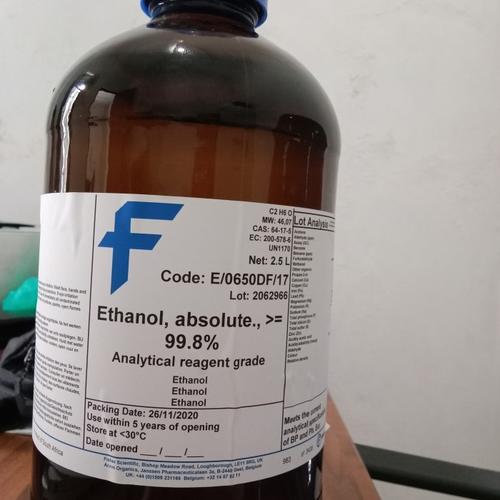 Jual Etanol / Ethanol /C2H6O brand fisher kemasan 2.5L - Kota Depok ...