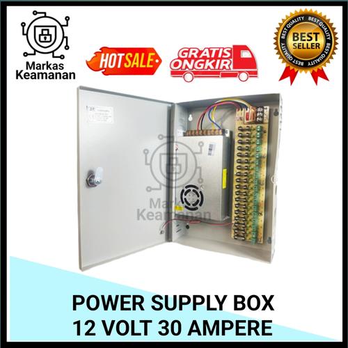 Jual PSU Power Supply CCTV BOX 12V 30A - Jakarta Barat - MARKAS ...