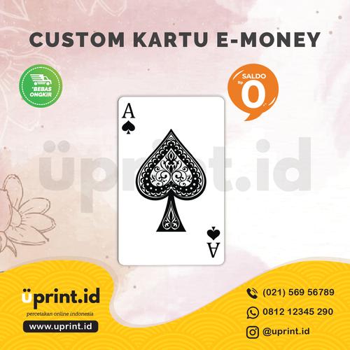 Jual Custom Kartu E-toll E-money 1 Sisi Bisa Design Sendiri Gambar ...