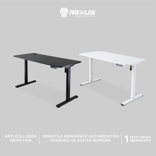 Promo Rexus Standing Desk Electric Rise - Hitam Cicil 0% 3x - Jakarta ...