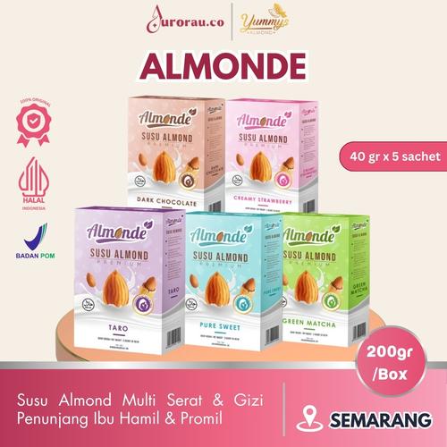 Promo [READY STOK] YUMMYS ALMONDE Susu Almond Kemasan BOX | Susu Milk ...