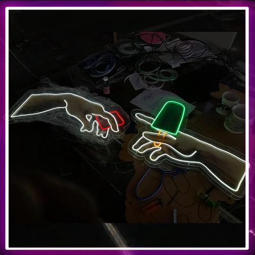 Jual Neon Flex Design Custom Ukuran 40x100cm - Jakarta Selatan - Lampu ...