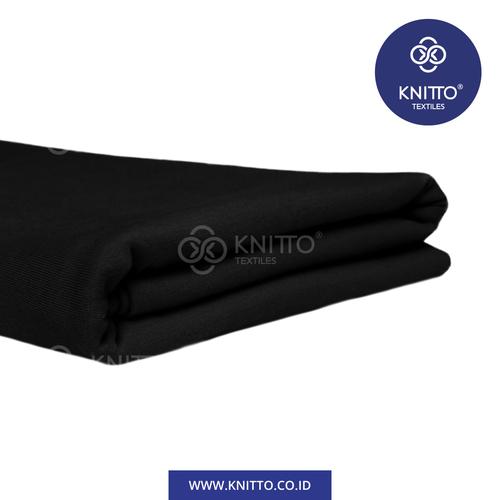 Jual KAIN HEAVYWEIGHT COTTON COMBED 16S JET BLACK + RIB (BAHAN KAOS ...