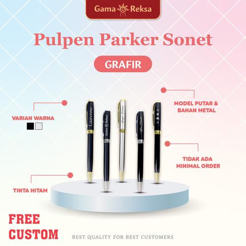 Jual ( SEHARI JADI )Pulpen Custom Grafir Pulpen Metal Model Parker ...