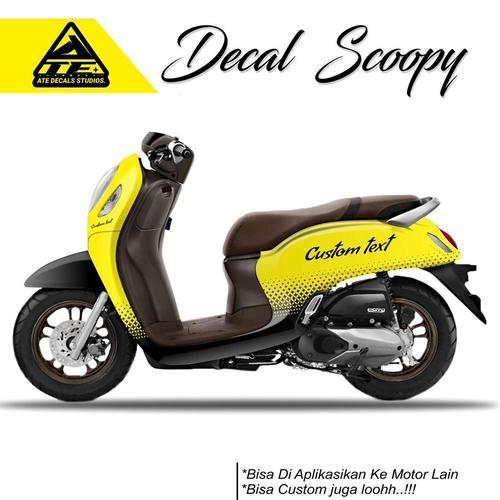 Jual DECAL SCOOPY SIMPLE FULLBODY / DECAL SCOOPY BISA CUSTOM - DOFF ...
