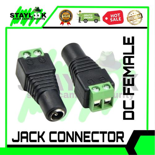 Jual JACK DC FEMALE 12V 5.5X2.1MM KONEKTOR POWER ADAPTOR POWER SUPPLY ...