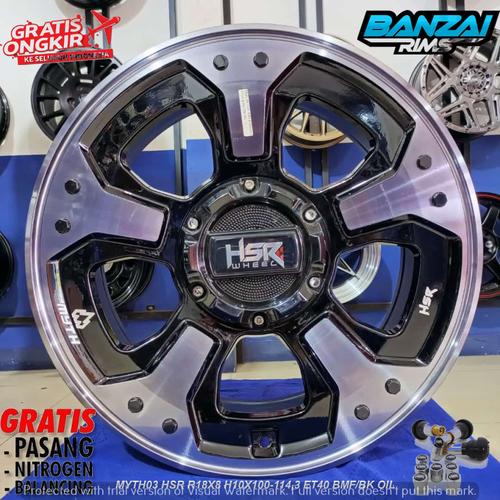Jual Velg Mobil HSR MYTH03 Ring 18 For Mobil Harier Hilux Single Innova ...