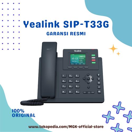 Jual Yealink SIP-T33G High Performance Gigabit Color Screen IP Phone ...