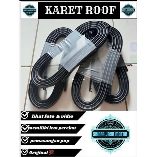 Jual karet list atap mobil/moulding /karet roof /list atas atap kabin ...