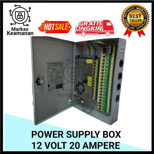 Jual PSU Power Supply CCTV 12V 20A Box-PSU Box CCTV - Jakarta Barat ...