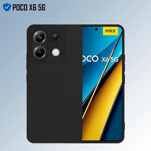 Jual Case Xiaomi Poco X6 5G Black Matte Premium Ultra Slim Soft Casing ...