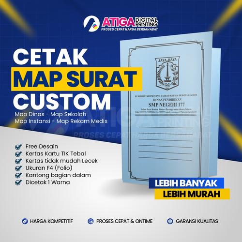 Jual Cetak Map Surat Sekolah / Kelurahan / Desa Bahan Tebal - 100 pcs ...