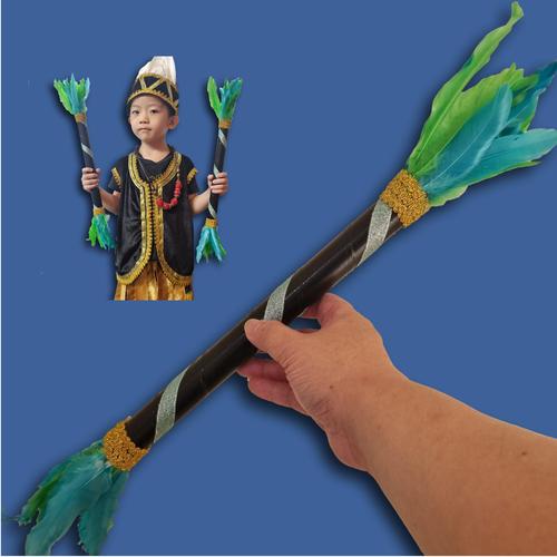 Jual Tongkat Tari Dayak Papua Sepasang - Kab. Tangerang - Junior Cell ...