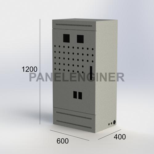 Jual CUSTOM BOX PANEL 60x120x40 PLAT 1,2MM CAT POWDER COATING RAL 7032 ...