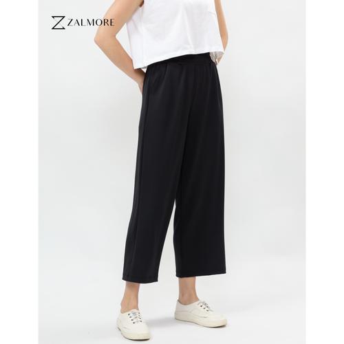 Promo Zalmore Basic Long Cullotes Premium Knit - Celana Kulot Panjang ...