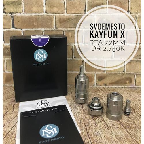 Jual New Kayfun X 22mm by Svoemesto Germany - Jakarta Pusat - Cikini ...