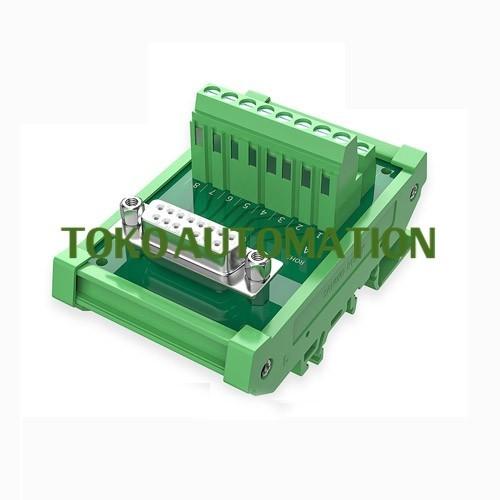Jual DB15 Female Terminal DIN Rail Wiring Board replace ADAM-3915 PU68 ...