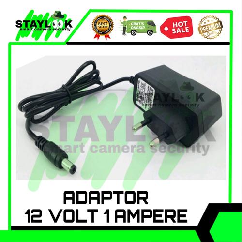 Promo Adaptor 12V 1A Power Adaptor LED CCTV Modem Router 12V1A ampere ...