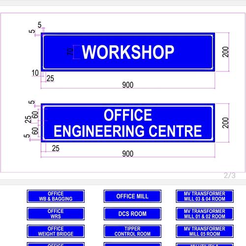 Jual Papan Nama ukuran Custom Frame Nama Pintu Sliding - Jakarta Pusat ...