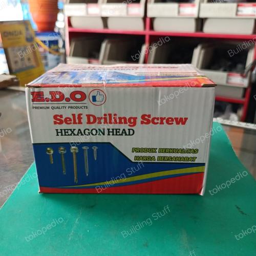 Jual Baut Sekrup Drilling SDS 12 x 100 EDO 1 Kotak 150 pcs Bor Reng ...