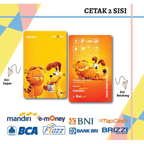 Jual KARTU EMONEY DESIGN THE GRAFIELD 2024 ANIME MANDIRI EMONEY BCA ...
