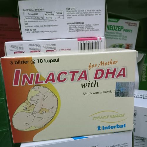 Jual INLACTA FOR MOTHER WITH DHA KAPSUL BOX ISI 30 KAPSUL - Kota Depok ...