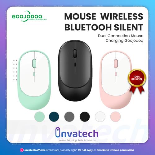 Jual Mouse Wireless Bluetooth Goojodoq Bluetooth Mouse Wireless Silent ...