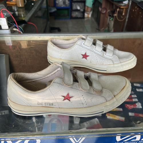 Jual CONVERSE ONE STAR VELCRO LEATHER ORIGINAL 100% MADE IN INDONESIA ...