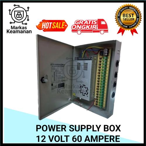 Jual PSU Power Supply CCTV Box 12V 60A PSU BOX 60A 12V - Jakarta Barat ...