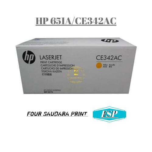Jual HP CE342AC Yellow Original Laserjet Toner Cartridge - Jakarta ...