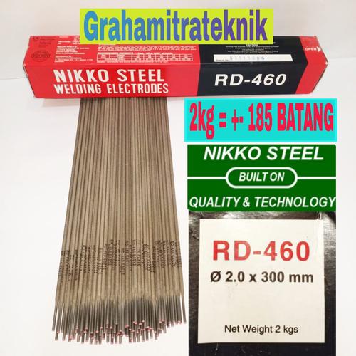 Jual Kawat Las RD460 2.0mm Kawat Las Nikko Steel Welding Electrode 2KG ...