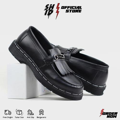 Jual SHID Sepatu Docmart Loafers Formal Kerja Casual Pria - Ripper - 43 ...