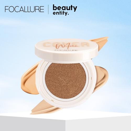 Promo FOCALLURE Matte BB Cushion Foundation Natural Plant Skin Nourish ...