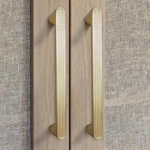 Jual Scandinavian Brushed Gold handle gagang tarikan emas hairline ...