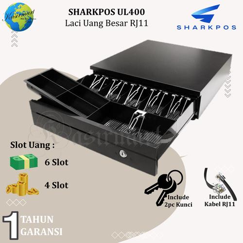 Jual CASH DRAWER - LACI UANG KASIR IWARE UL 400 RJ11 - Sharkpos UL400 ...