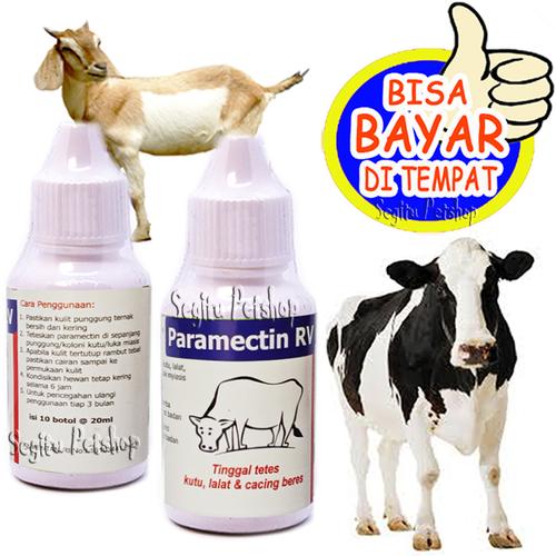 Jual Obat Anti Kutu Tetes Sapi Kambing Kuda Basmi Parasit Tungau Tumo ...