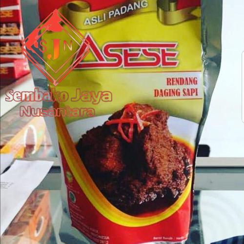 Jual Rendang Daging Sapi Asese asli 250gr / Rendang Asli Padang / Sapi Basah khas padang ...
