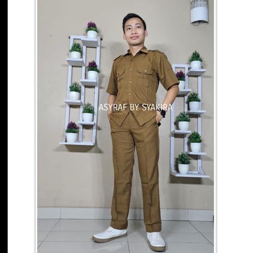 Jual seragam kerja kantor pria asn pegawai negeri dan swasta pemda atau ...