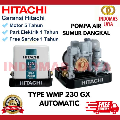 Jual Hitachi WMP 230 GX Pompa Air Sumur Dangkal Otomatis - Kota Pontianak - Indomas Jaya | Tokopedia