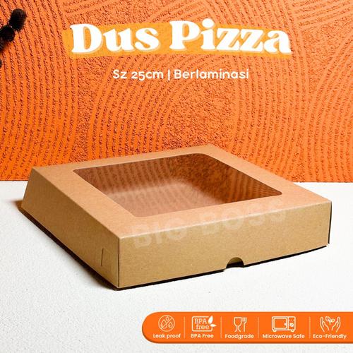 Jual kotak packaging cake dus mika packaging pizza brownies box 25x25x5 ...