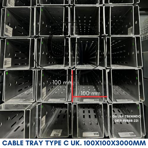 Jual Cable Tray C 100x100x3000mm 2mm / 10x10x300cm Elektro Galvanis ...