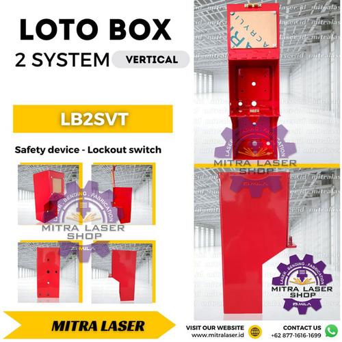 Jual LOTO Box 2 System VERTIKAL tapak / safety device LOTO Box 2 System ...